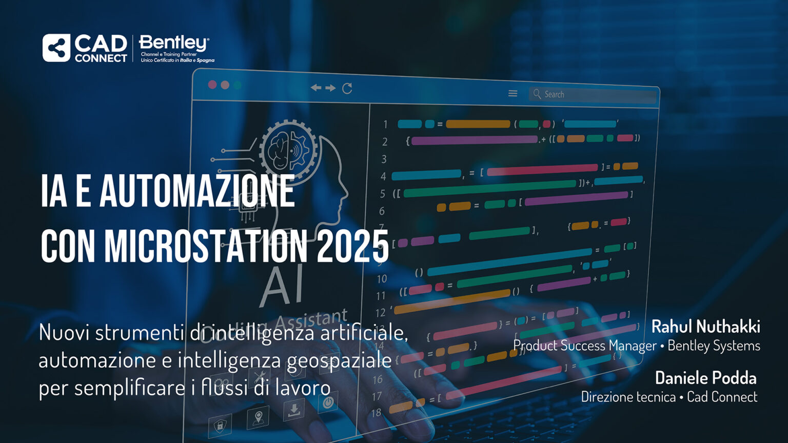 Webinar: IA e automazione con MicroStation 2025 - Cad Connect